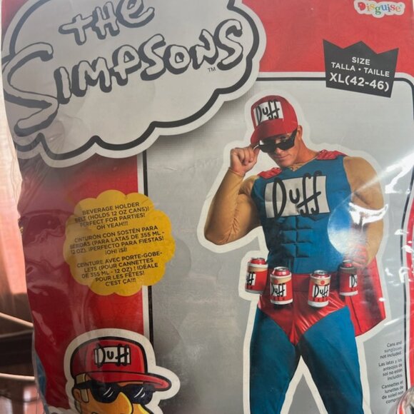 THE SIMPSONS | Other | The Simpsons Duff Man Costume 21 Disguise ...